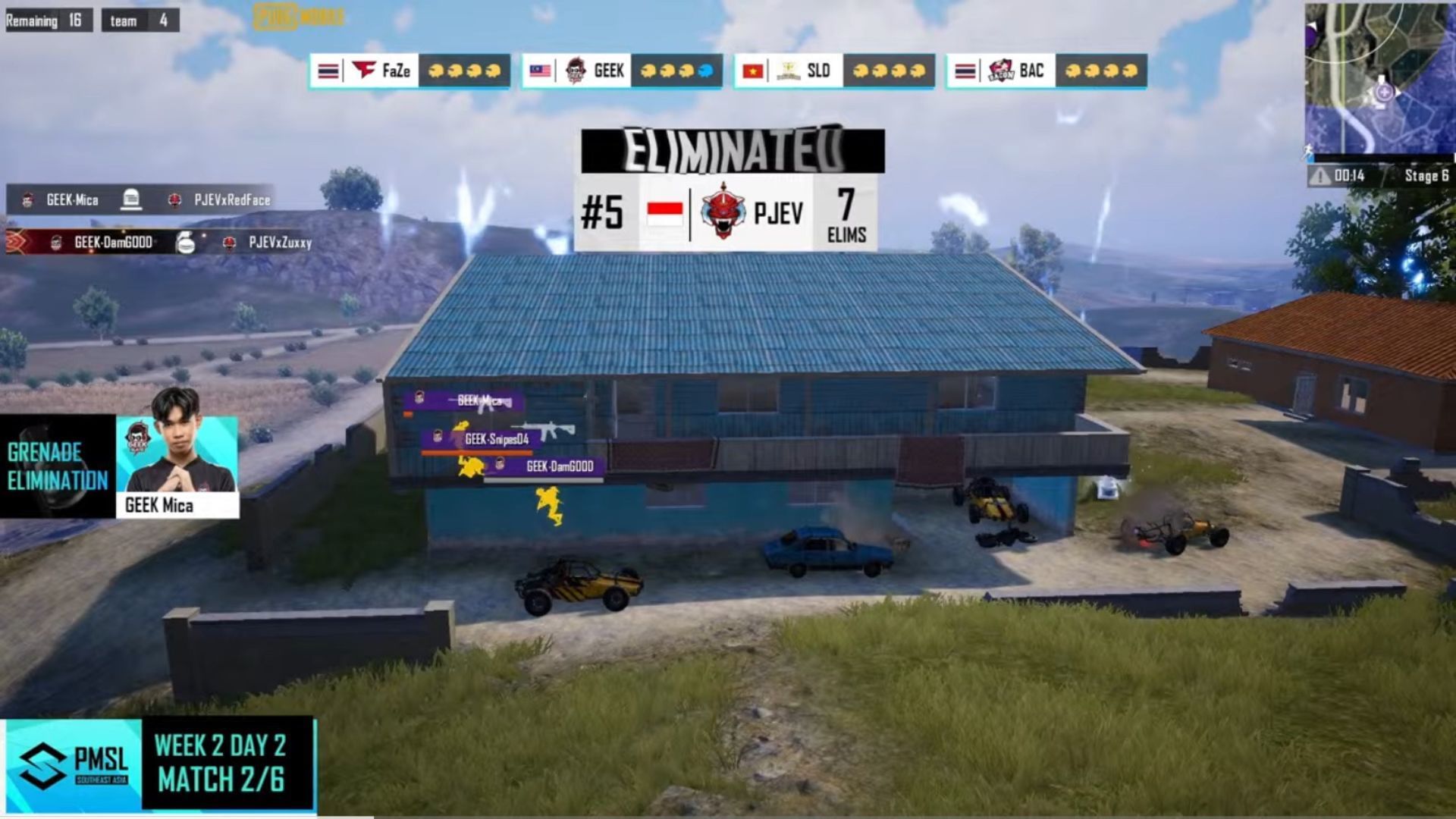 PUBG Mobile Super League (PMSL) Spring Week 2 Day 2: Overall points ... PUBG Mobile Super League (PMSL) Spring Week 2 Day 2: Overall points ...