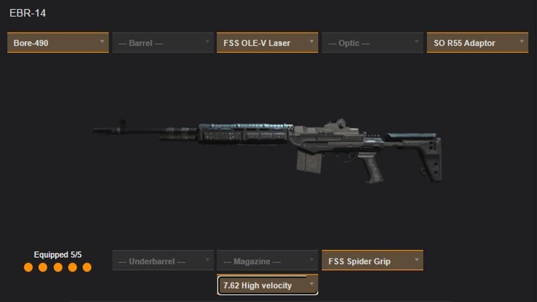 Best Modern Warfare 2 loadout for EBR-14 in Season 2