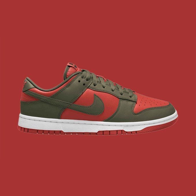 Nike Dunk Low “Mystic Red Cargo Khaki” shoes: Price and more details ...