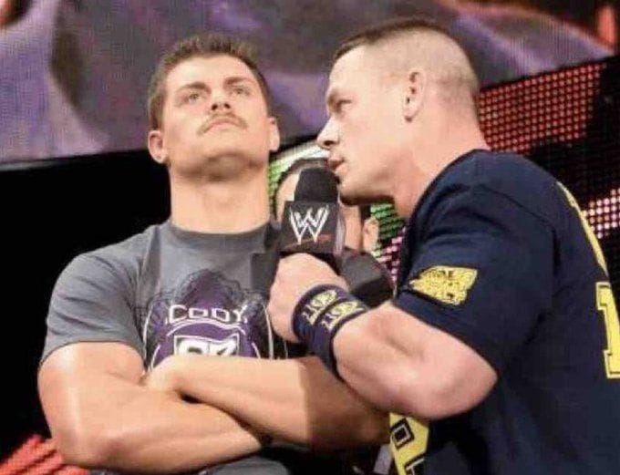 Cody Rhodes reveals John Cena's five-word message to him when they ...