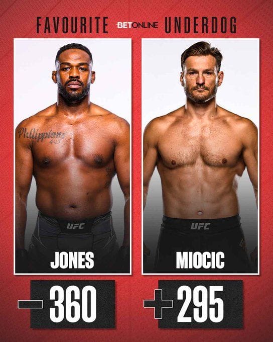 Jon Jones MMA: Jon Jones starts as overwhelming favorite to beat Stipe ...
