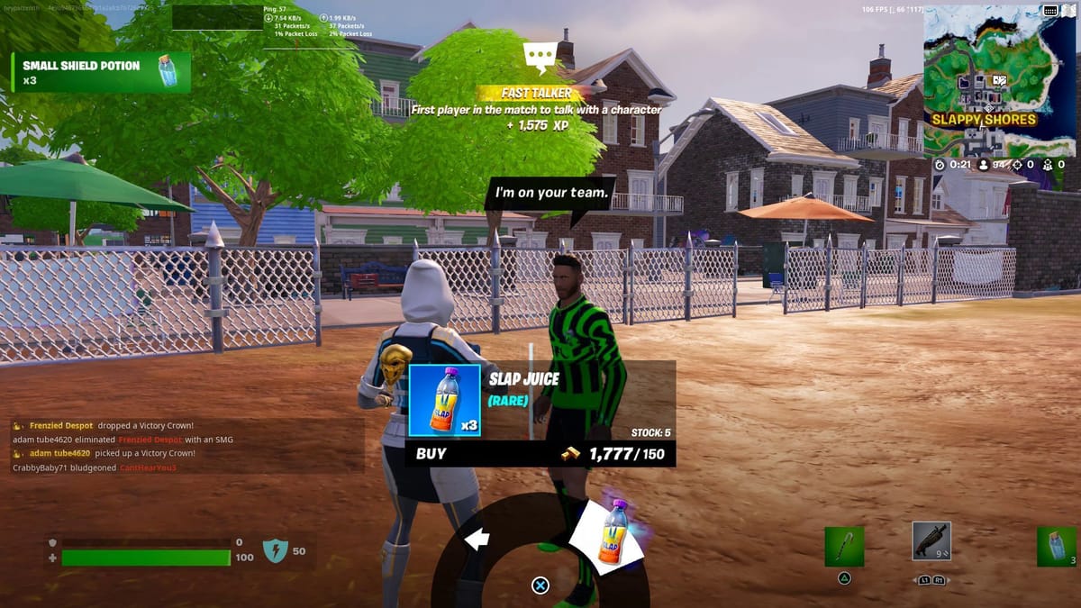 Fortnite: How to collect Slap Juice in different matches