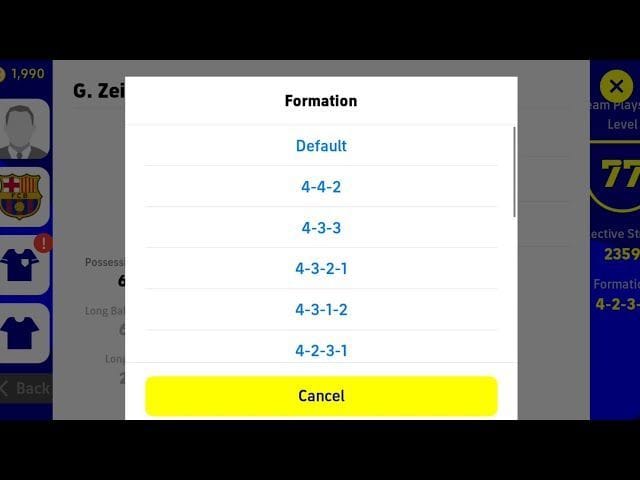 PES eFootball Mobile 2023: PES eFootball Mobile 2023: A guide to change ...