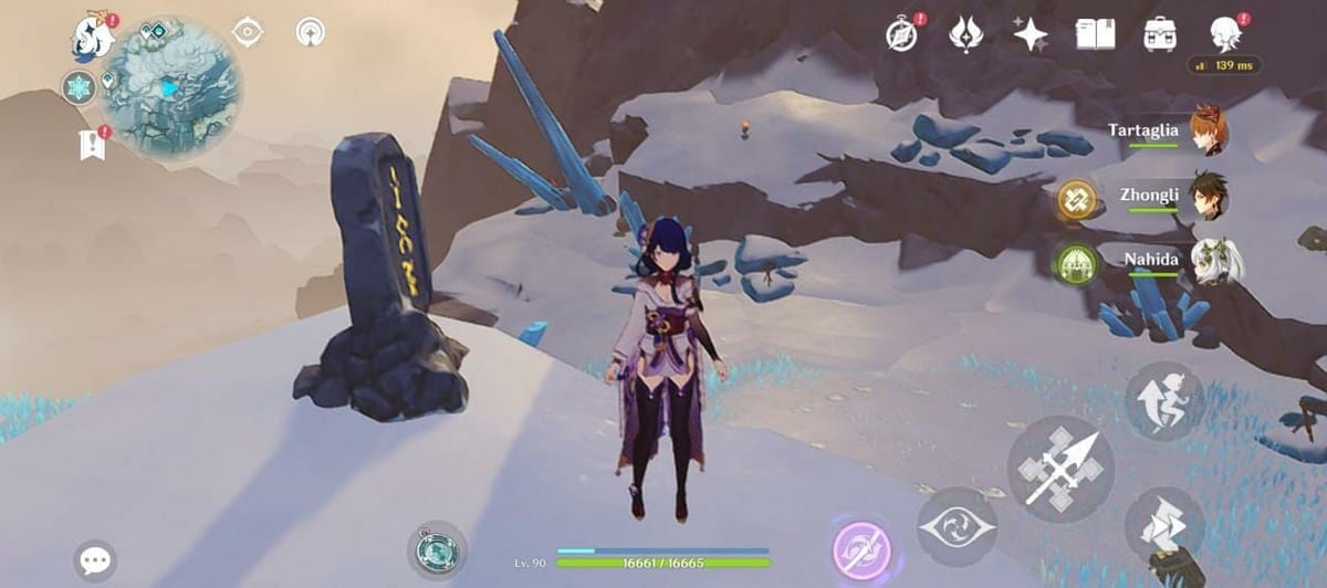 Genshin Impact Dragonspine Stone Tablets locations, use, and rewards