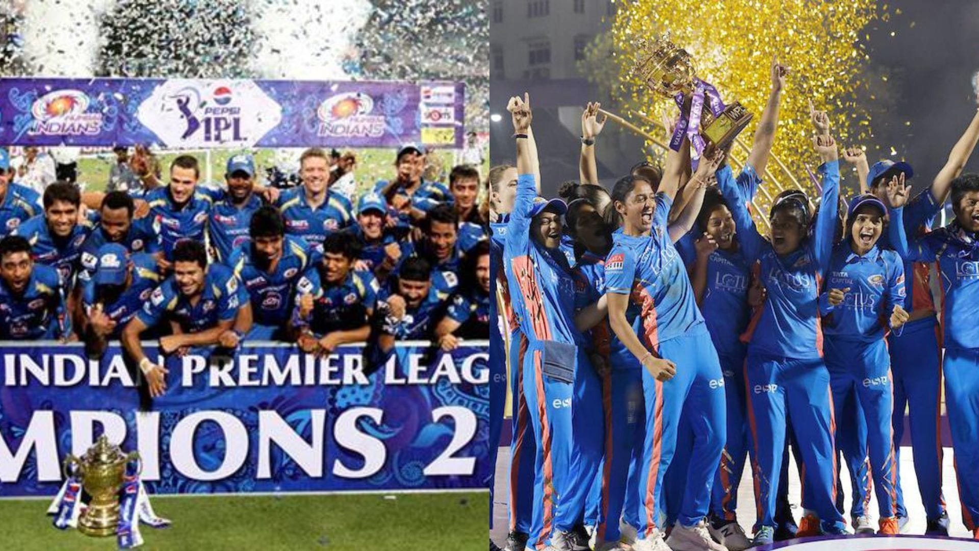 3 similarities between MI and MI Women's first title wins