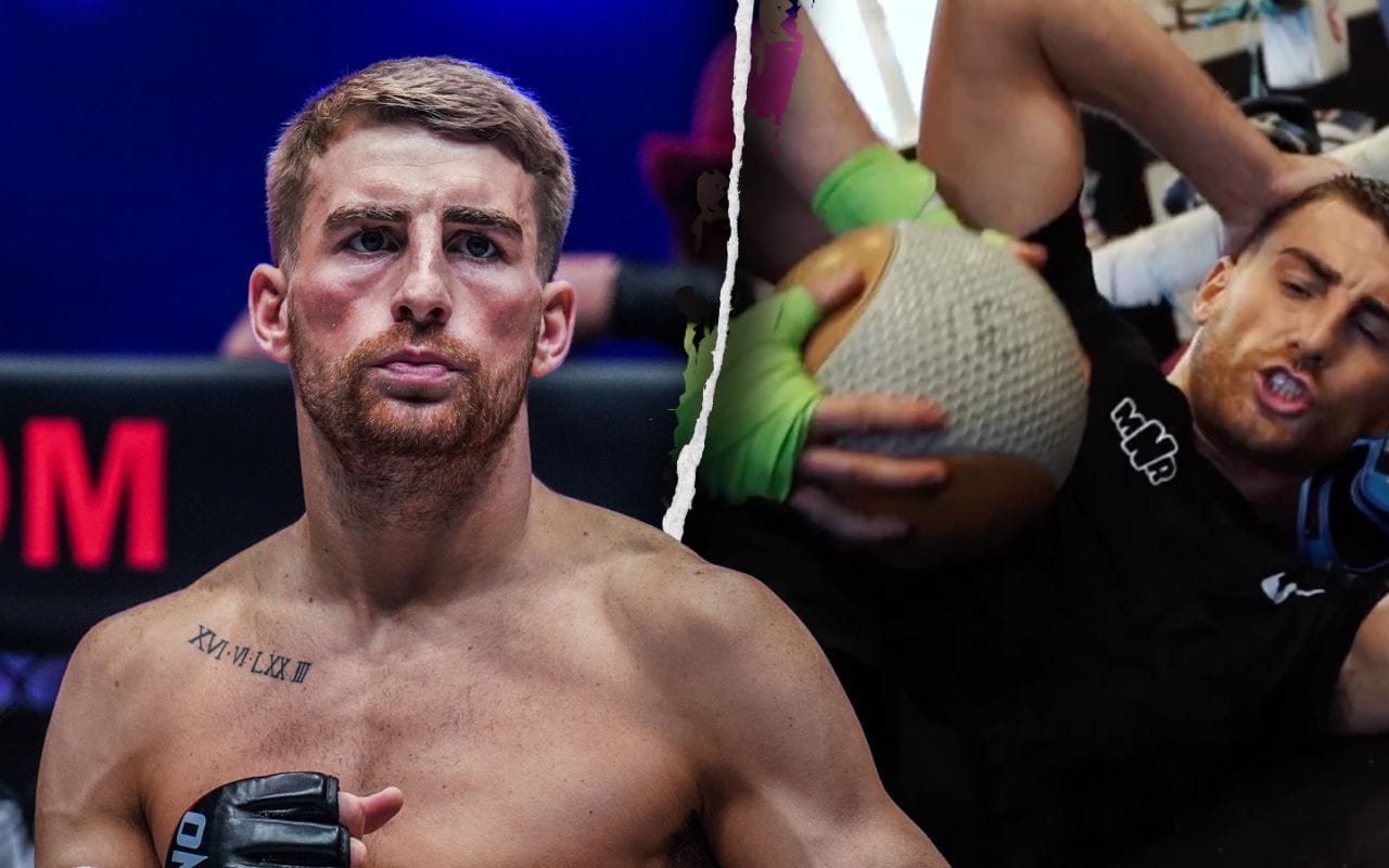 Jonathan Haggerty puts the work in the gym for anyone who wants the smoke