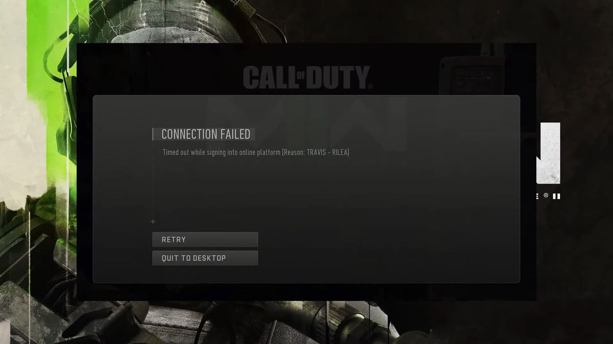 Modern Warfare 2 And Warzone 2s Travis Rilea Error How To Fix Possible Reasons And More
