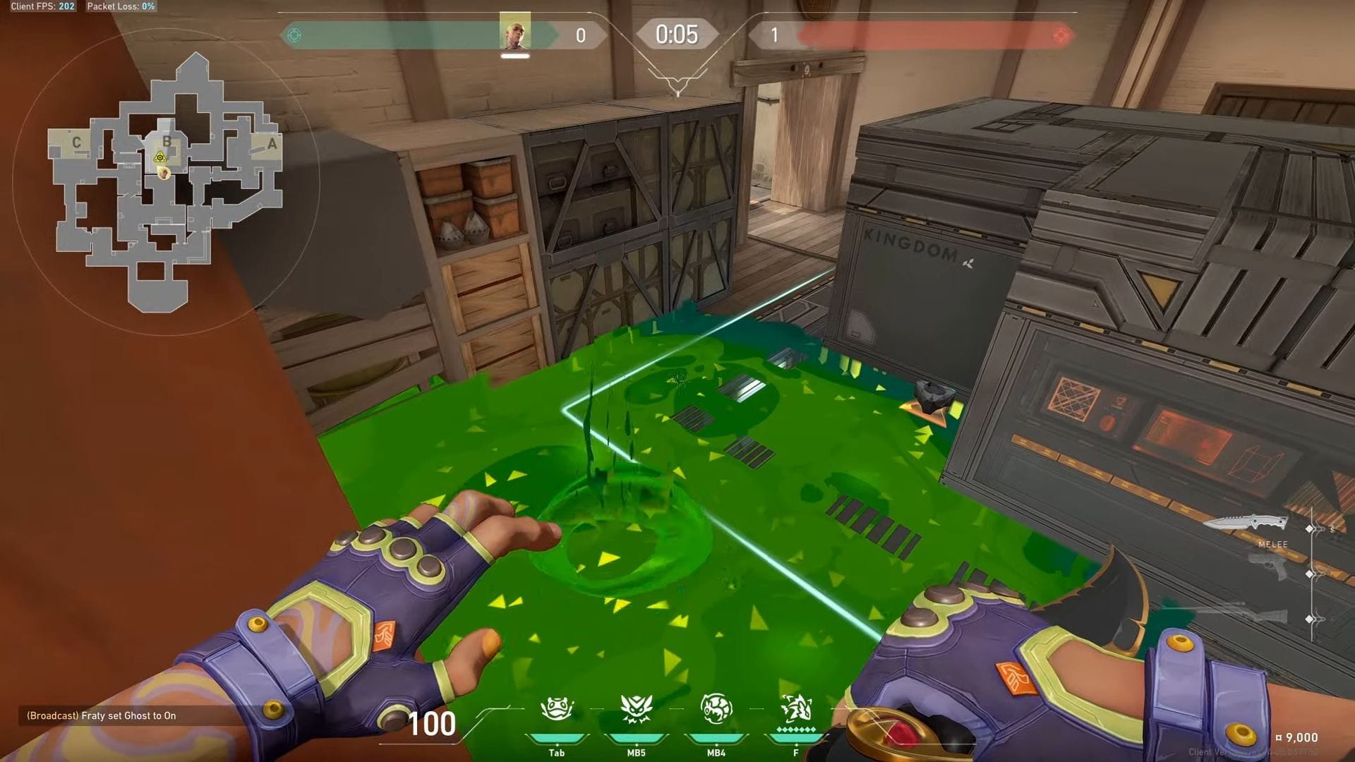 All Gekko lineups for Haven in Valorant