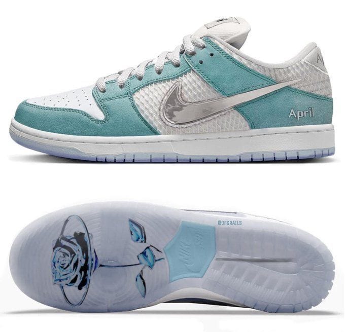 April Skateboards: April Skateboards x Nike SB Dunk Low "Turbo Green ...