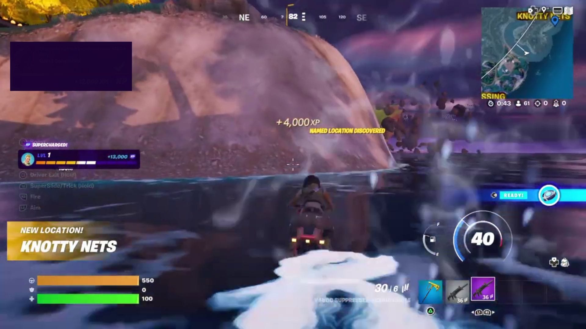 How to discover named locations near Mega City in Fortnite