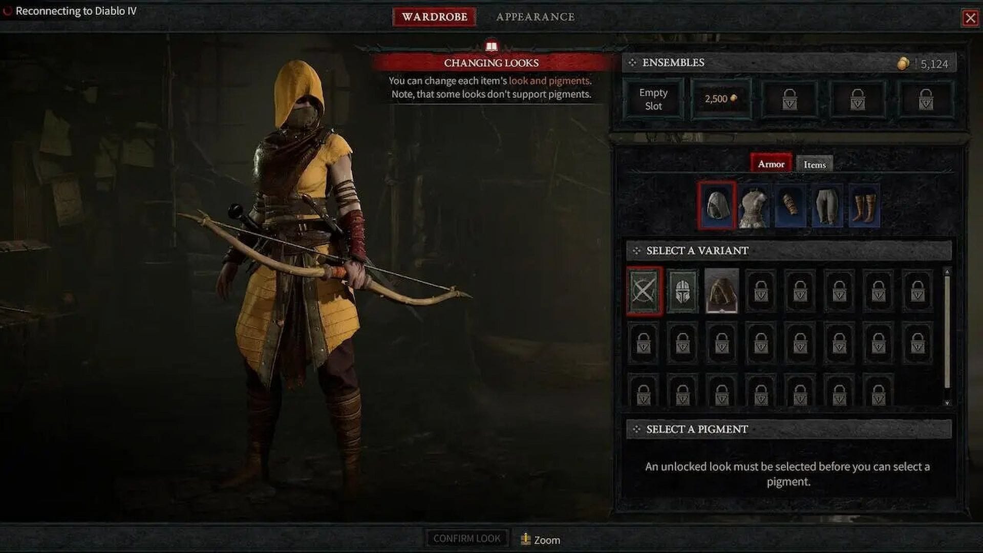 How to use transmog to change character appearance in Diablo 4