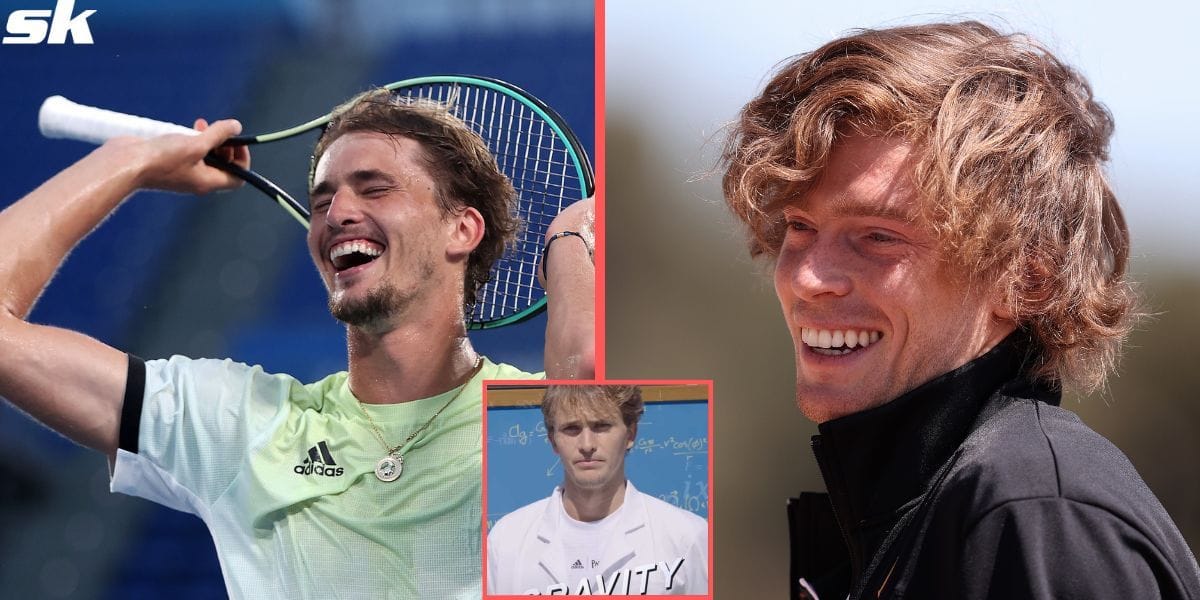 "I'm acting, man, I'm an actor" - Alexander Zverev and Andrey Rublev ...
