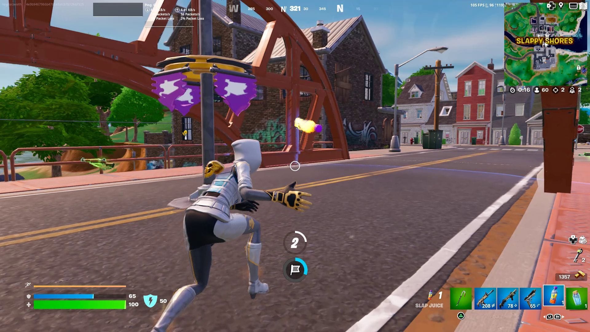 Fortnite: How to travel while sprinting or sliding in a single match