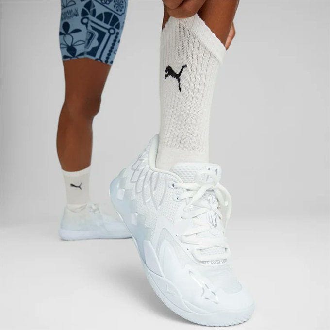 LaMelo Ball: LaMelo Ball x PUMA MB.01 Lo “Triple White” Shoes: Restock ...