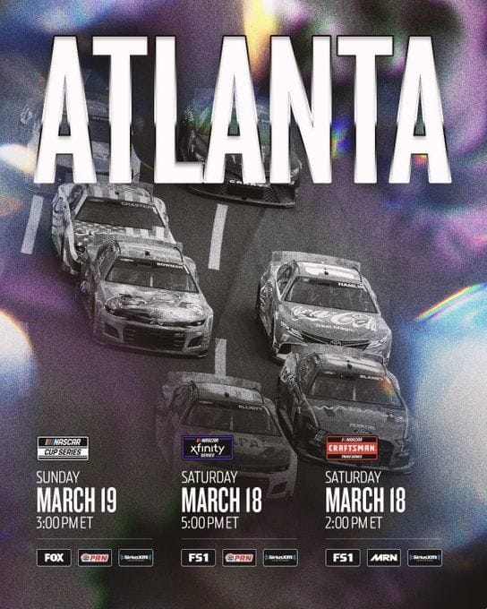 NASCAR 2023: Where to watch Ambetter Health 400 at Atlanta Motor ...