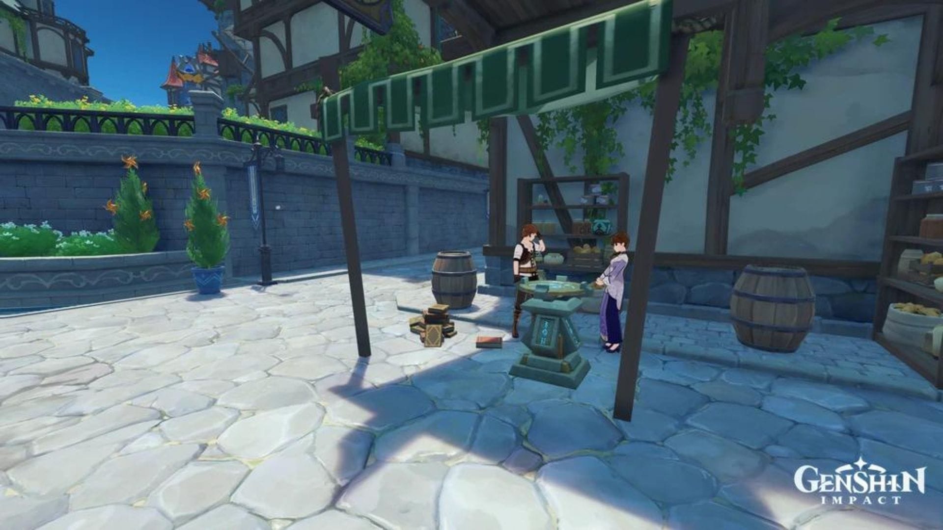 Genshin Impact character locations in Windblume event (Part 3)