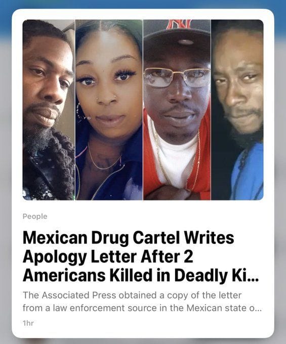 “Kidnapping code of ethics?”: Mexican Cartel apology letter after ...