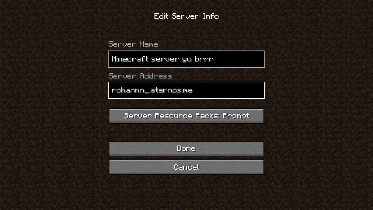 How to create Minecraft server on Aternos
