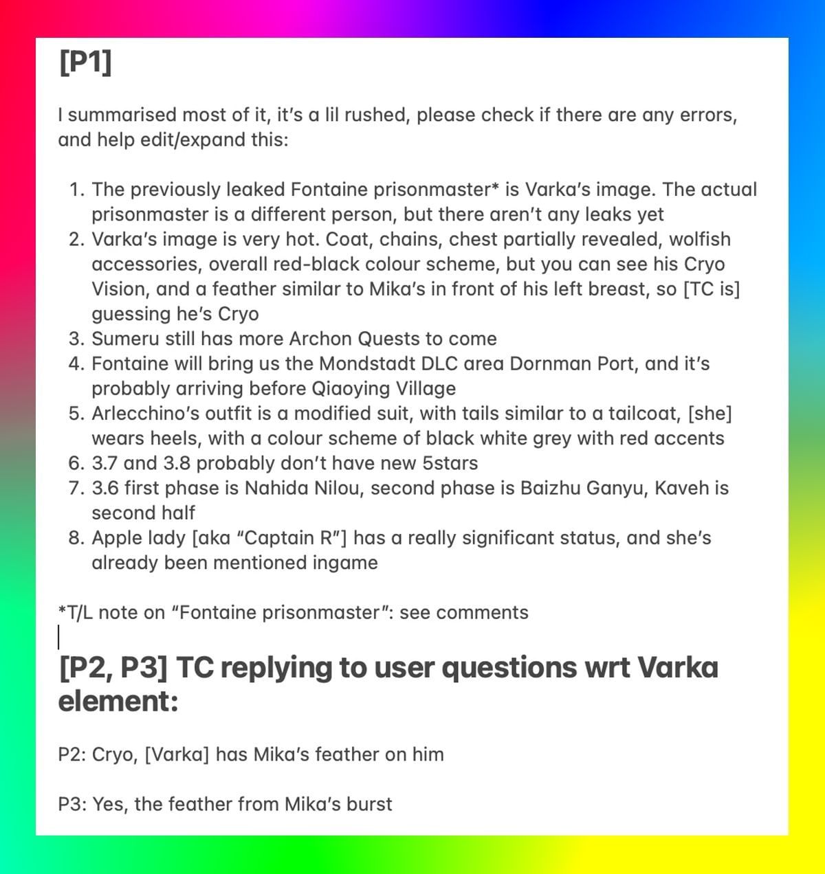 Genshin Impact Varka leaks: Appearance, introduction, expected version ...