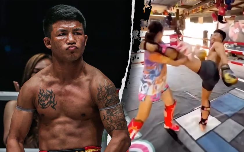 Rodtang News: Rodtang Jitmuangnon and his wife spar in the gym