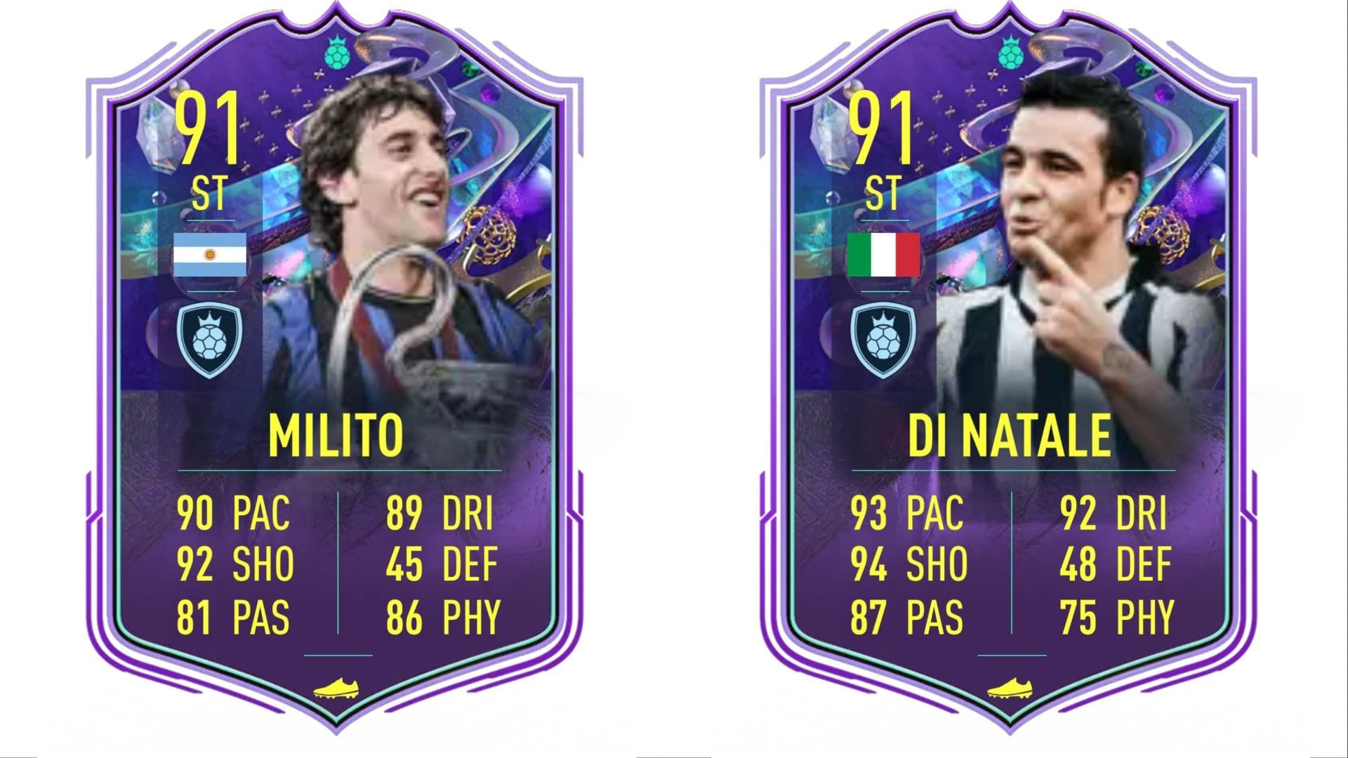 Antonio Di Natale and Diego Milito Fantasy FUT cards: FIFA 23 leaks ...