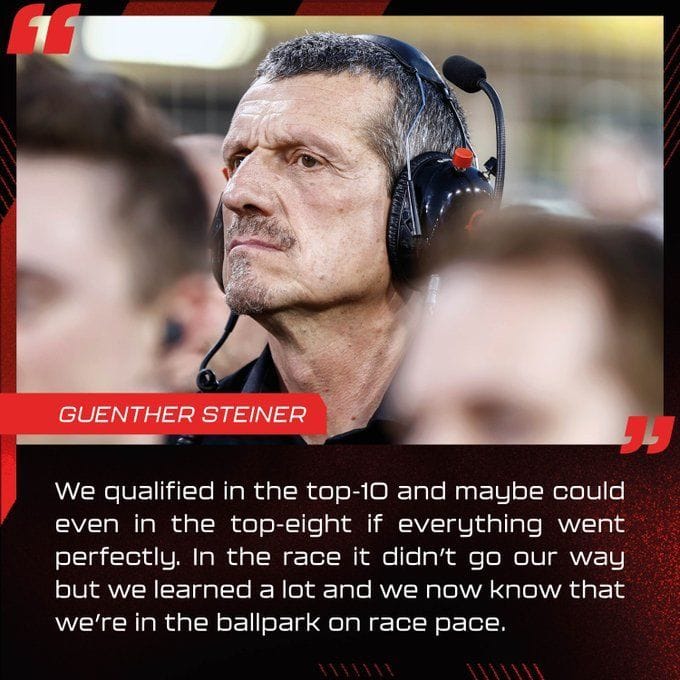 Guenther Steiner reveals what will make him unhappy