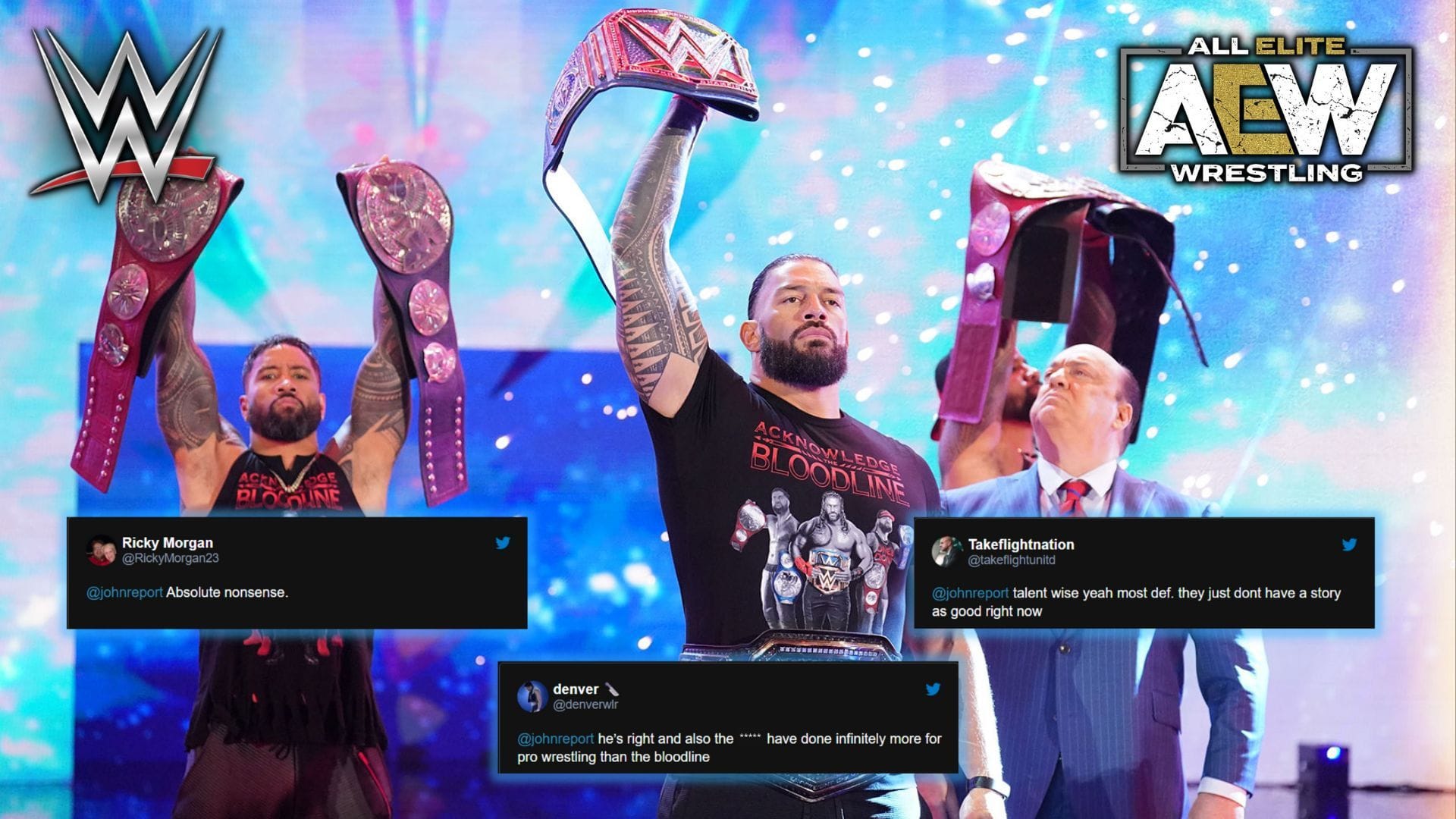 "No one comes close to The Bloodline" - Fans react to claims about ...