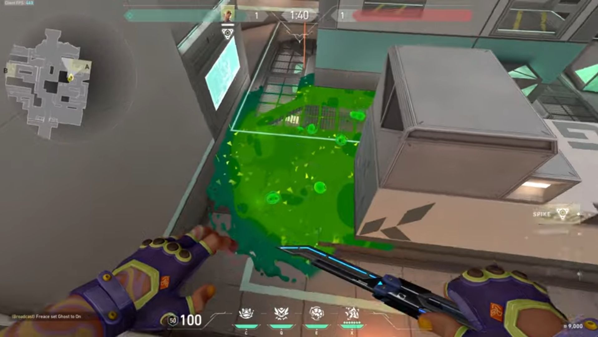 All Gekko lineups for Icebox in Valorant