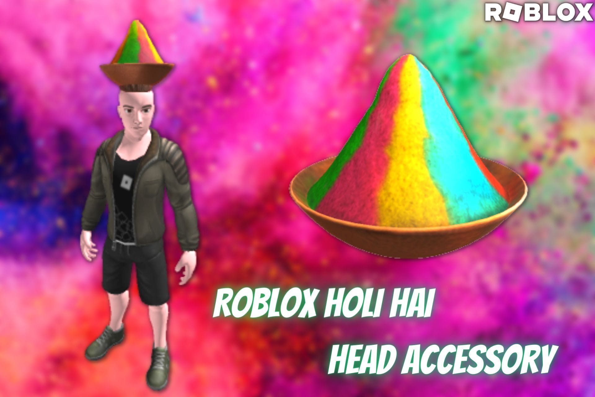 How to get the Holi Hai head accessory in Roblox?