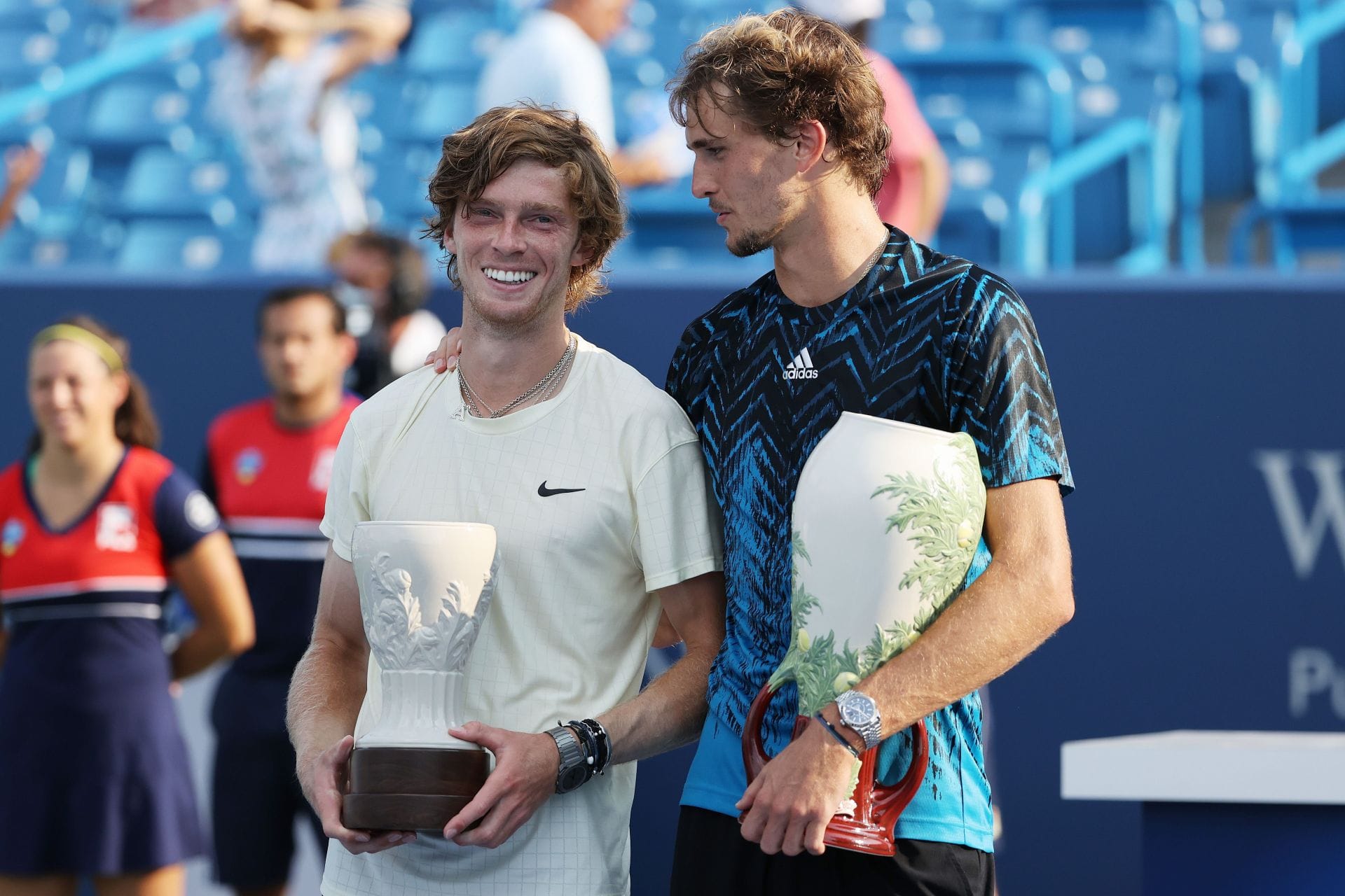 "I'm acting, man, I'm an actor" - Alexander Zverev and Andrey Rublev ...