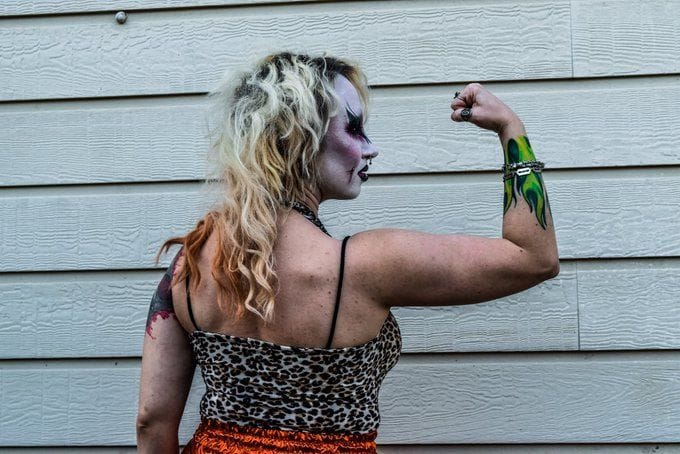 AEW star Abadon shares photo of incredible 33-month body transformation