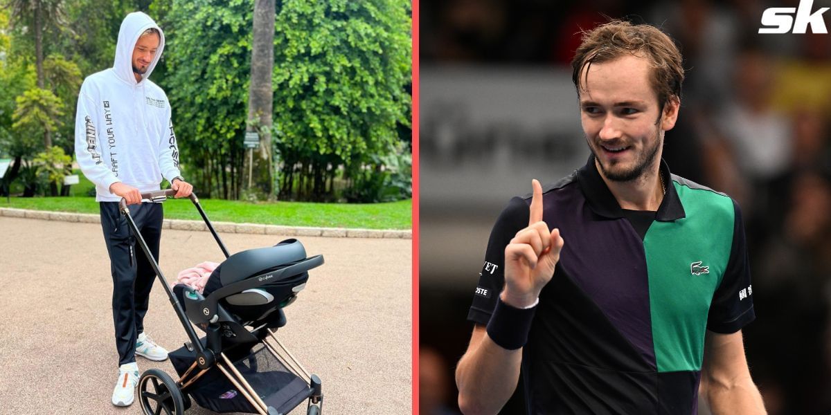 "She sleeps like an adult, so we can sleep well" - Daniil Medvedev ...