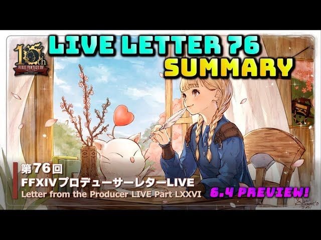 Live Letter: Final Fantasy XIV Live Letter #76 teases upcoming content: Blue Mage, Voidcast Dais ...