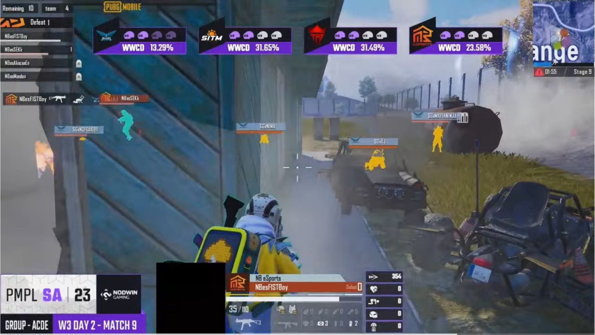 PMPL 2023 South Asia Spring Week 3 Day 2: Overall standings, overview ...