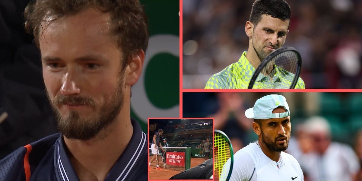 "Funny when Daniil Medvedev, toxic when Kyrgios or Djokovic" - Tennis ...