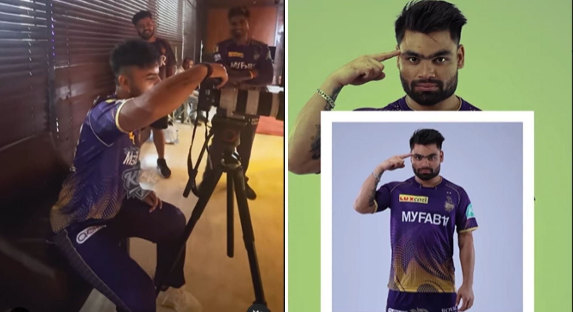 [Watch] KKR captain Nitish Rana turns professional photographer for ...