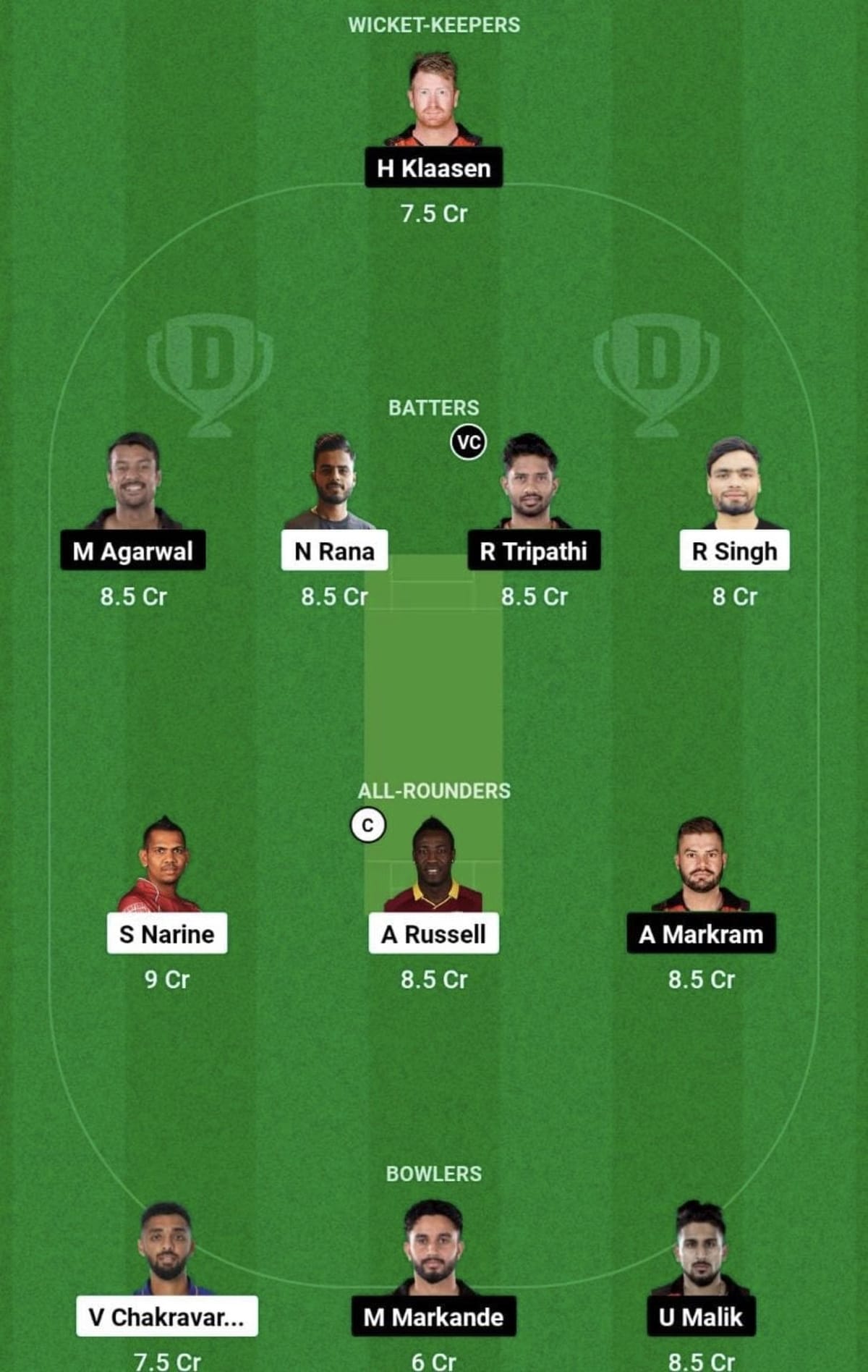 KKR vs SRH Dream11 Prediction: Fantasy Cricket Tips, Today's Playing 11 ...