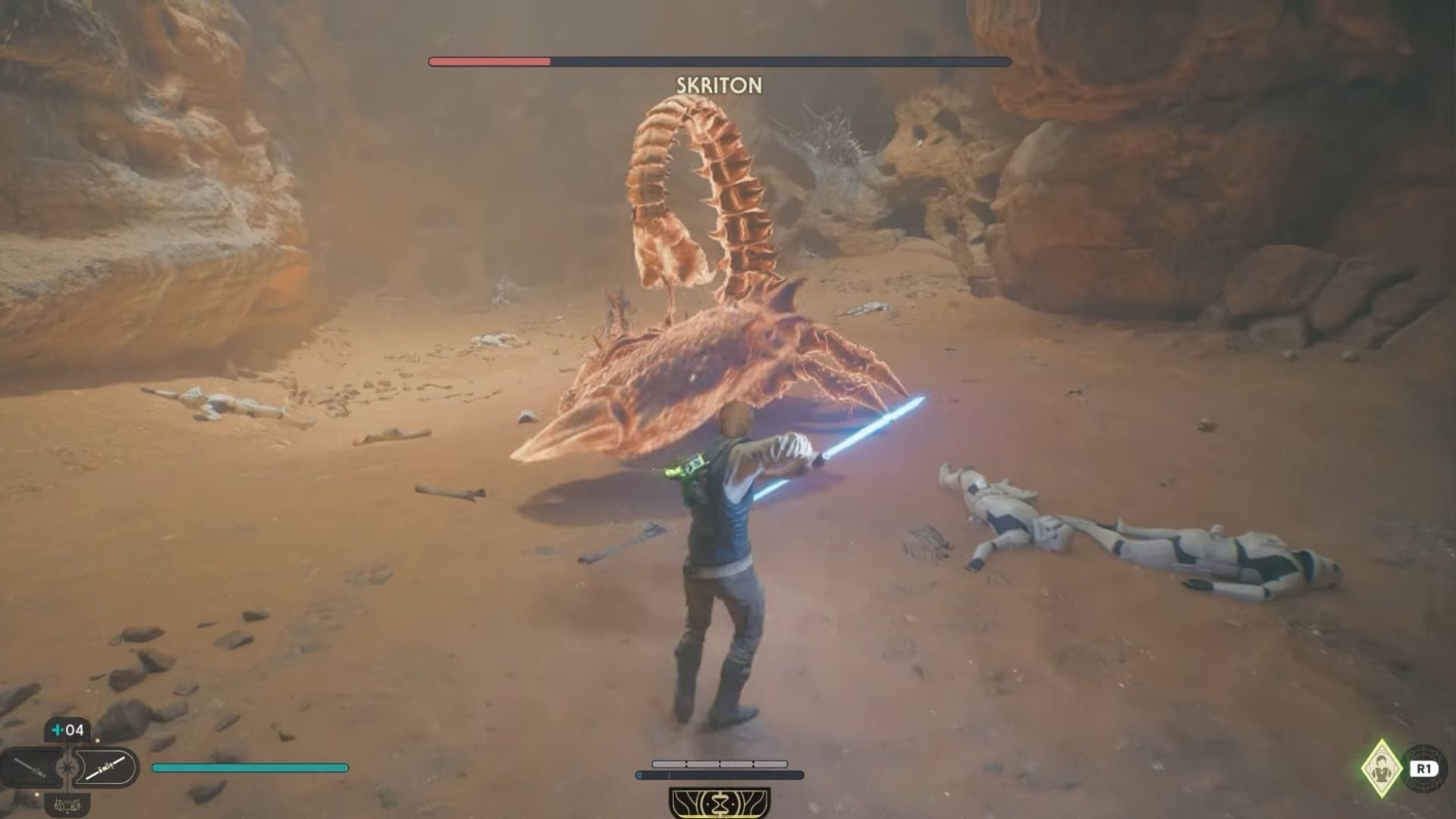 How to defeat Skriton boss fight in Star Wars Jedi Survivor