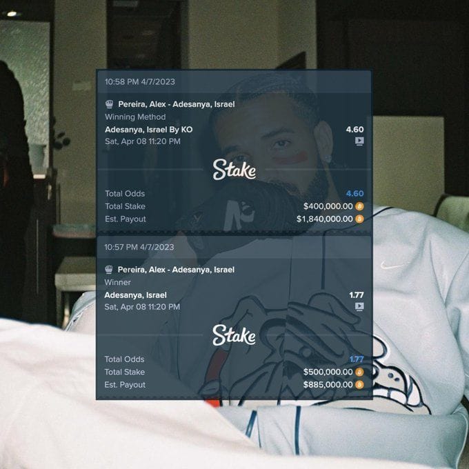 Drake UFC 287 betting: Drake bets big again: Hip-hop icon drops serious ...