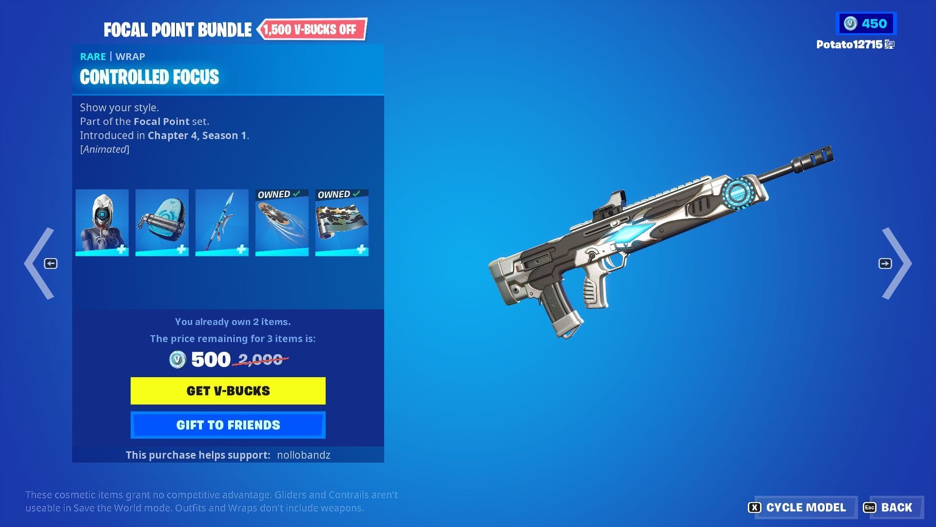 Fortnite is giving away the Focus skin for 500 V-Bucks, but there's a twist
