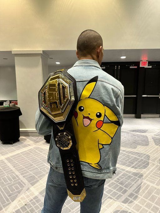 Alex Pereira Pikachu jacket: Did Alex Pereira wear the Pikachu jacket ...