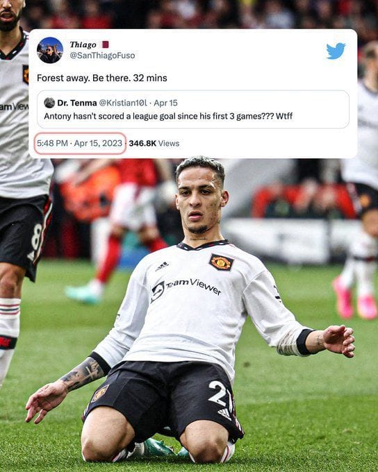 "Antony's turned into Messi" - Twitter explodes as Manchester United ...