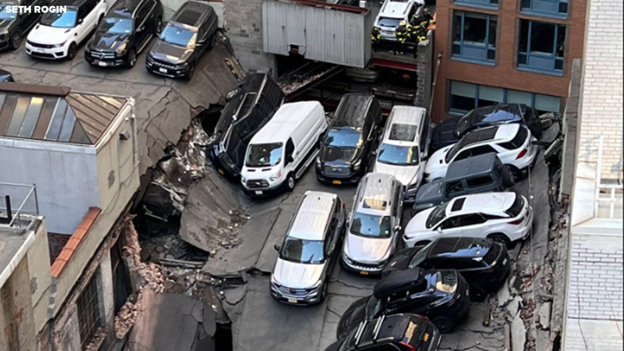 "Wild time to be in auto insurance": Video of lower Manhattan parking ...