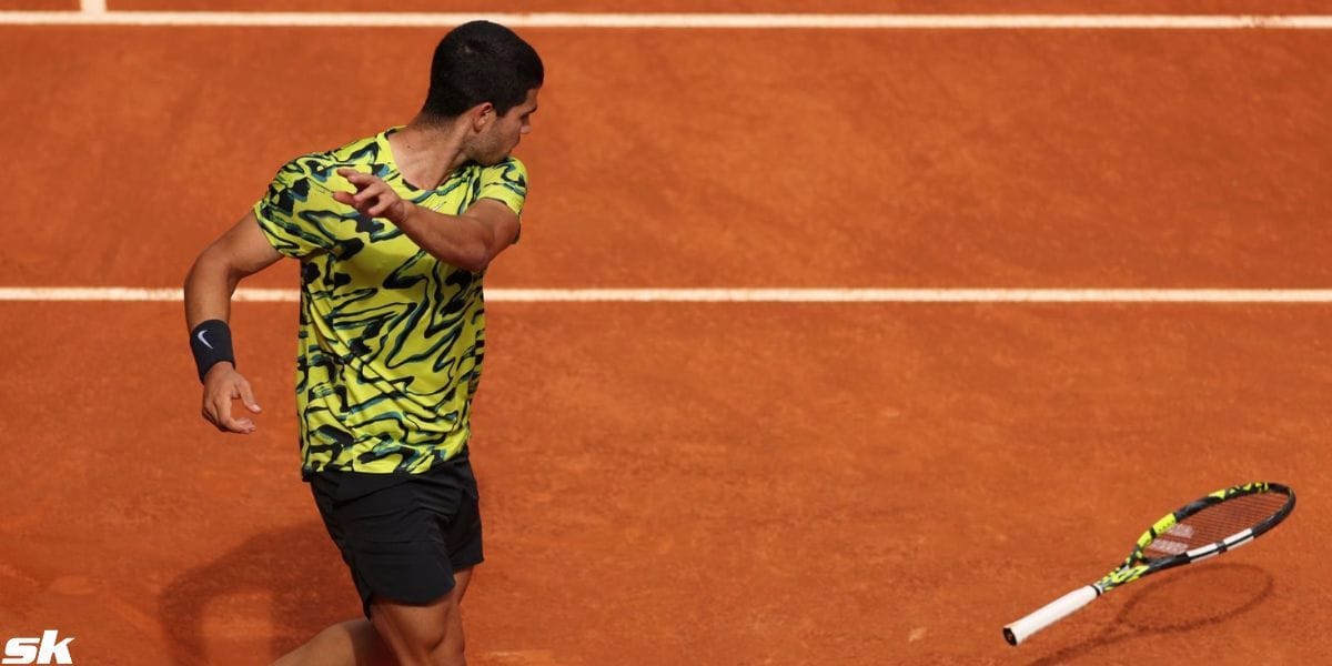 Carlos Alcaraz regrets throwing racket, calls it "mental stop"