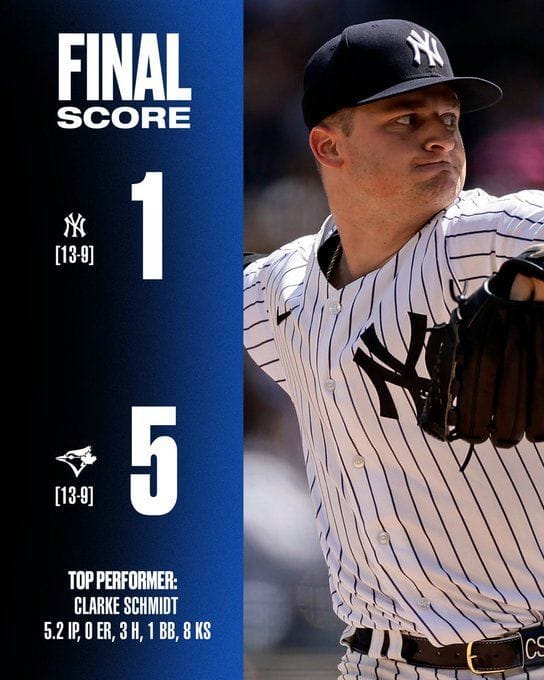 New York Yankees fans glum as Vladimir Guerrero Jr. homers, Toronto Blue Jays hand team first ...