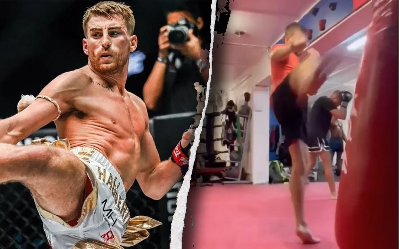 Nong o Hama: Jonathan Haggerty displays proper technique needed to land ...