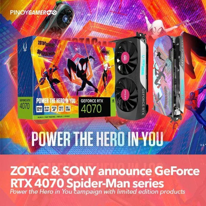 Zotac announces RTX 4070 Spider-Man Across the Spider-Verse special ...