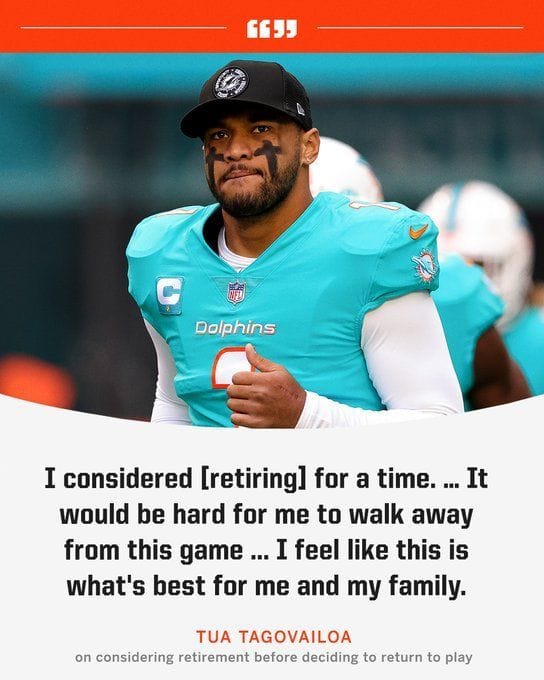 NFL fans advise Tua Tagovailoa to quit football following recent ...