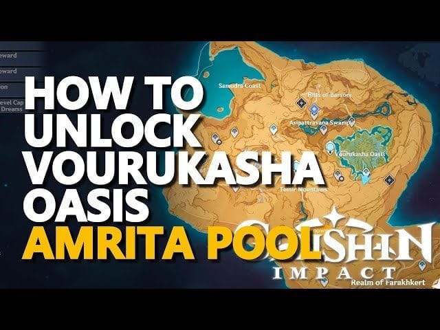 Genshin Impact Amrita Pool guide: Offering locations and all rewards