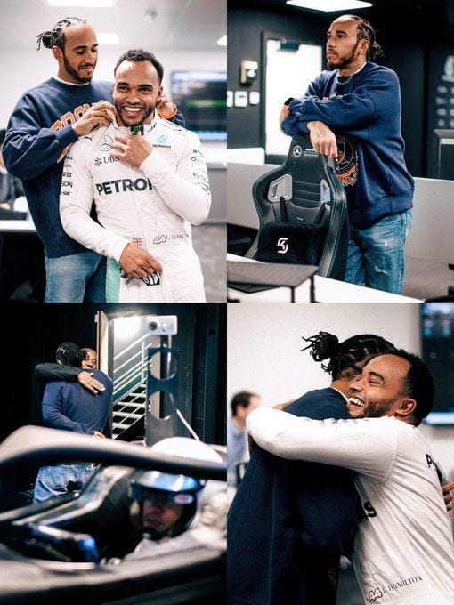 What disability does Lewis Hamilton’s brother Nicolas suffer from?